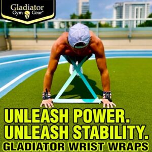 Gladiator | Wrist Wraps for Weightlifting | 18 Inch Weight Lifting Wrist Straps for Men & Women