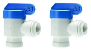 john guest usa ppsv501222wp push-fit elbow shut-off valve, 3/8" x 1/4" (Тwо Расk)