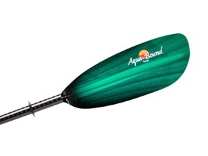 aqua bound tango fiberglass straight shaft 2-piece kayak paddle