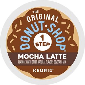 The Original Donut Shop Mocha Latte, Single Serve Coffee K-Cup Pod, Flavored Coffee, 60 Count (6 Packs of 10)