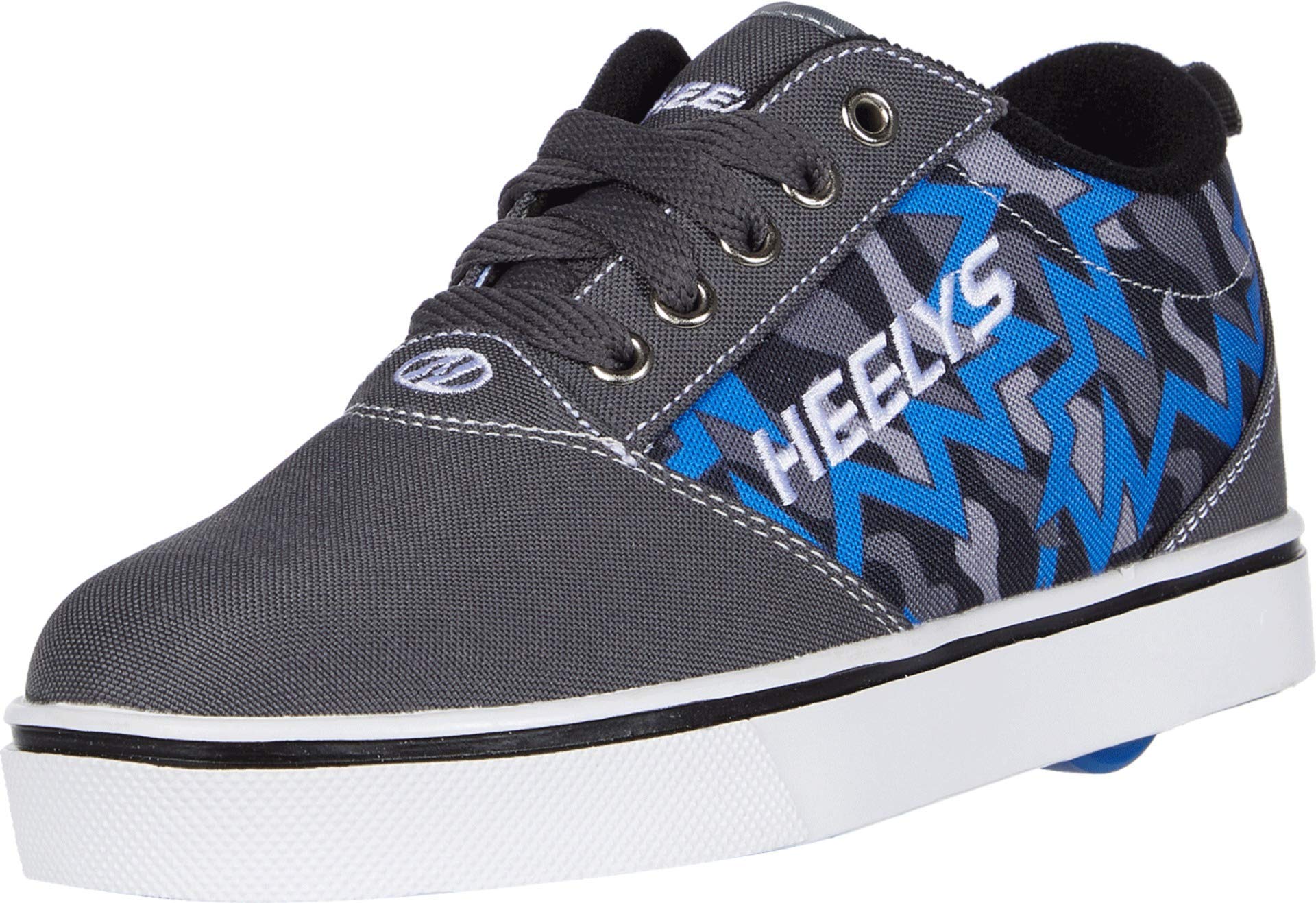 HEELYS Boy's Pro 20 Prints (Little Kid/Big Kid/Adult) Charcoal/Blue/Black 2 Little Kid M