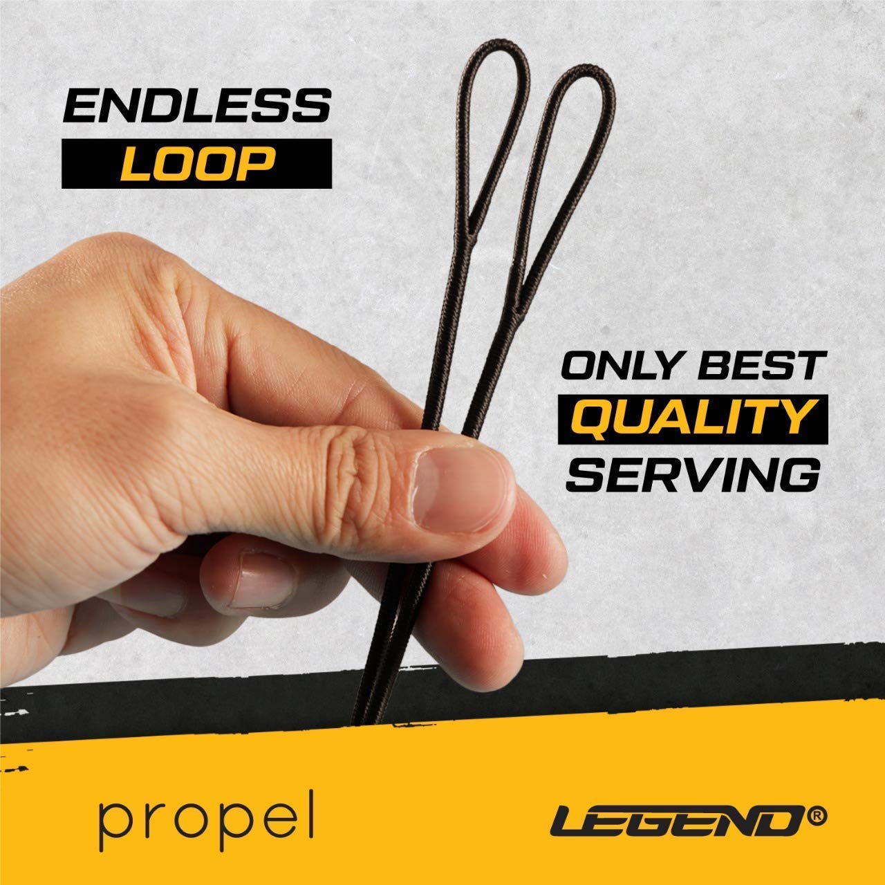 LEGEND Recurve Bow String - Dacron Bow String Replacement - Traditional Bowstrings - Recurve Bow Archery Accessories - Archery Equipment for Recurve Bows - Bowstring AMO 58 inch - 16 Strands