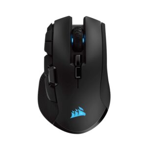 corsair ironclaw wireless rgb - fps and moba gaming mouse - 18,000 dpi optical sensor - sub-1 ms slipstream wireless (renewed)