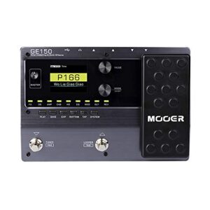 mooer ge150 electric guitar amp modelling multi effects pedal portable multi effects processor with expression & ir loading for live show, live streaming, home studio, guitar practice