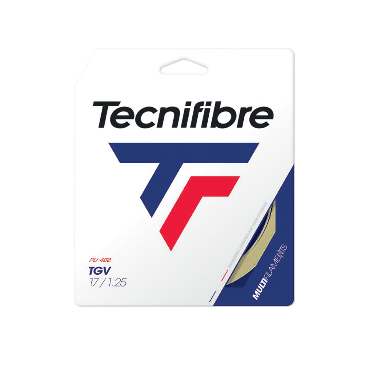 Tecnifibre TGV (17-1.25mm) String Set (Natural)