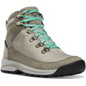 danner womens adrika hiker hiking boots, rock ridge - nubuck, 6 us