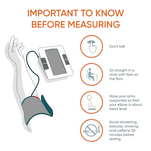 Dario Blood Pressure Monitor for Home Use Gen1 Automatic Machine, Large Adjustable Arm Cuff (8.75-16.5inch), Smart Bluetooth App & Carry Case