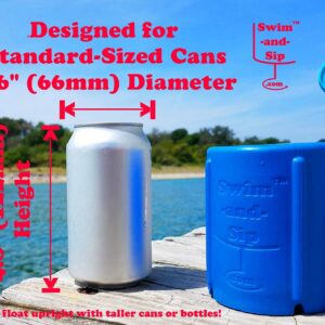 Floating Drink Holder 2-Pack, by Swim and Sip (Without Tethers)