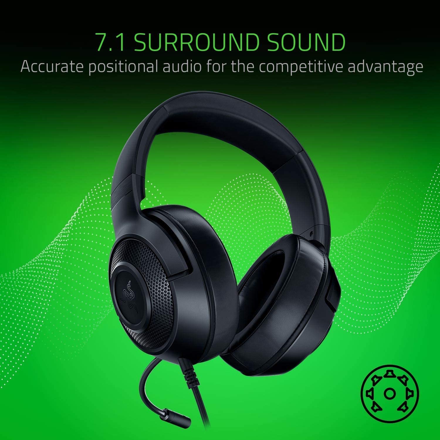 AUDIO GAMING RAZER KRAKEN X LITE