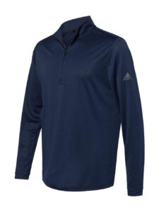 adidas lightweight quarter-zip pullover l collegiate navy