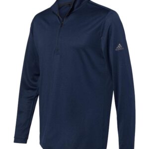 Adidas Lightweight Quarter-Zip Pullover L Collegiate Navy