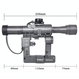 GII SD4x24 SV-D Rifle Scope with Side Rail Mount