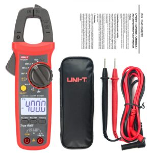 uni-t ut203+ digital clamp meter ac/dc current auto range true rms max/min backlight multimeter