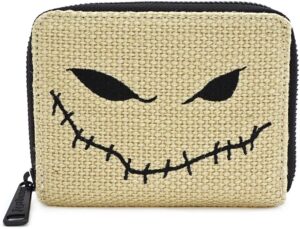 loungefly x nightmare before christmas oogie boogie burlap wallet (beige, one size)