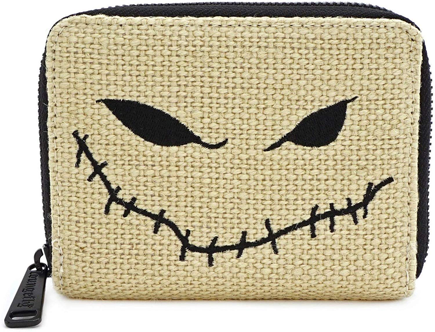 Loungefly x Nightmare Before Christmas Oogie Boogie Burlap Wallet (Beige, One Size)