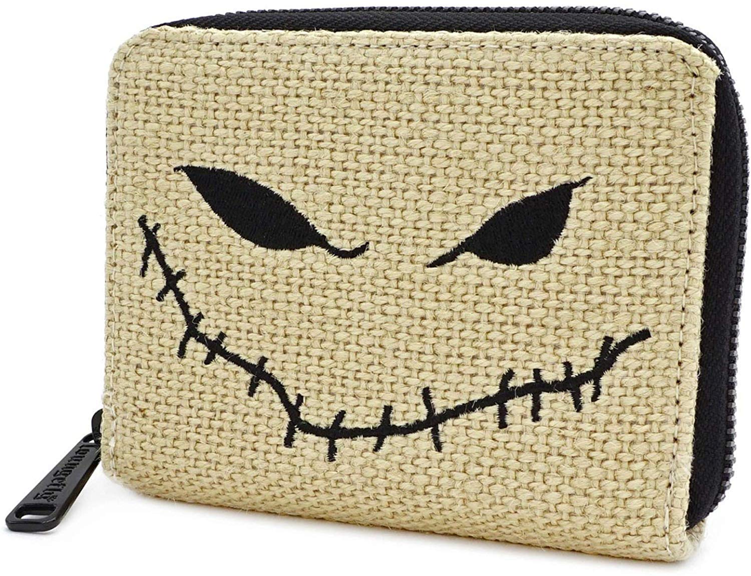 Loungefly x Nightmare Before Christmas Oogie Boogie Burlap Wallet (Beige, One Size)