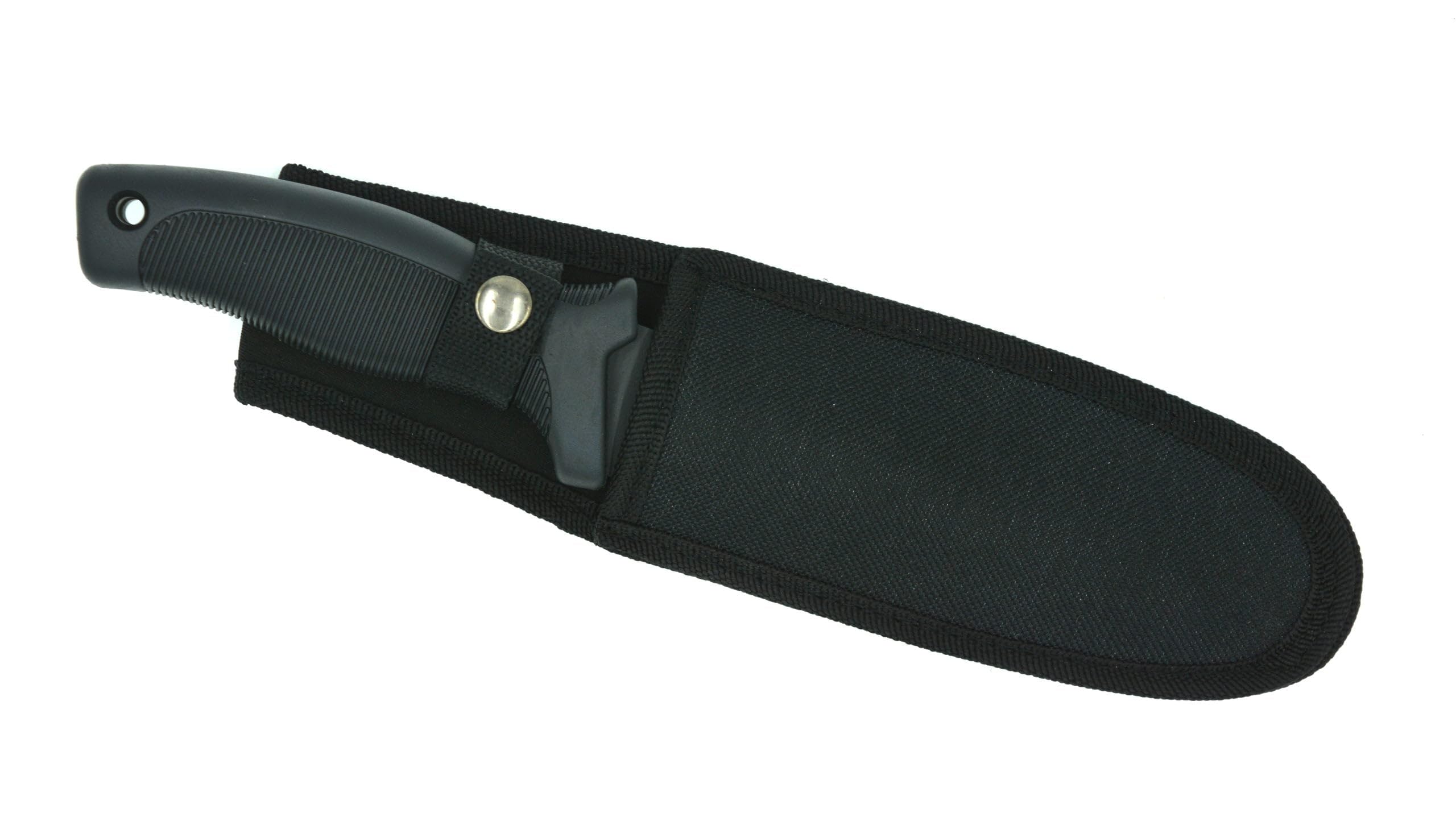 Zenport Hunting Knife 14032E 5.9-Inch 440C Stainless Steel Blade, Blac, Black Handle