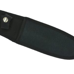 Zenport Hunting Knife 14032E 5.9-Inch 440C Stainless Steel Blade, Blac, Black Handle