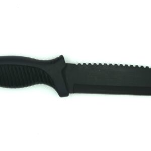 Zenport Hunting Knife 14032E 5.9-Inch 440C Stainless Steel Blade, Blac, Black Handle