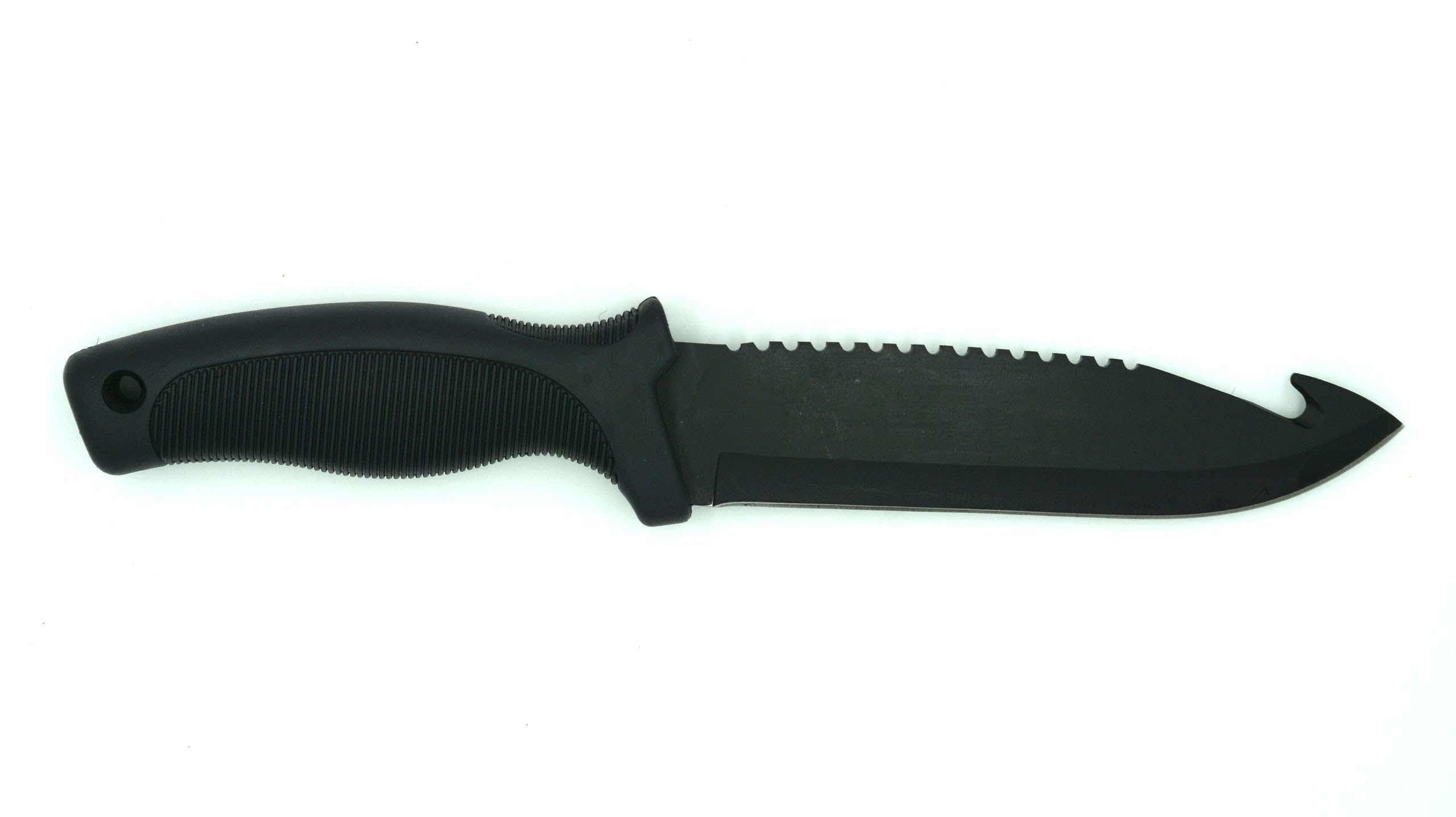 Zenport Hunting Knife 14032E 5.9-Inch 440C Stainless Steel Blade, Blac, Black Handle