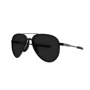 stngr aviators sunglasses (black, smoke)