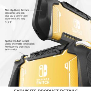 Mumba Grip Case for Nintendo Switch Lite, [Blade Series] TPU Protective Portable Cover Accessories Compatible with Switch Lite Console 2019 Release (Black)