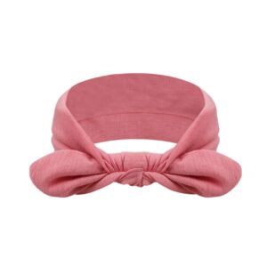 DRESHOW 8 Pack Headbands for Women Bow Knotted Hair Band Facial Cloth Rabbit Ears Running Sport Elastic Hair Wrap