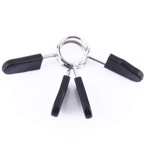 vgeby1 barbell spring collar clip, 2pcs standard 25mm clamp spring collars yoga training accessory