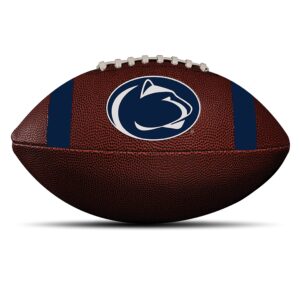 Franklin Sports Penn State Nittany Lions Kids NCAA Youth Football - Official College Team Football with Team Logos - Junior Size Football