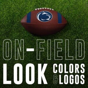 Franklin Sports Penn State Nittany Lions Kids NCAA Youth Football - Official College Team Football with Team Logos - Junior Size Football