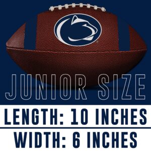 Franklin Sports Penn State Nittany Lions Kids NCAA Youth Football - Official College Team Football with Team Logos - Junior Size Football