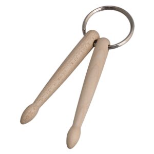 Homeswitch Wood Drum sticks Percussion Key Ring Chain Keyrings Mini Drum Sticks Keychain