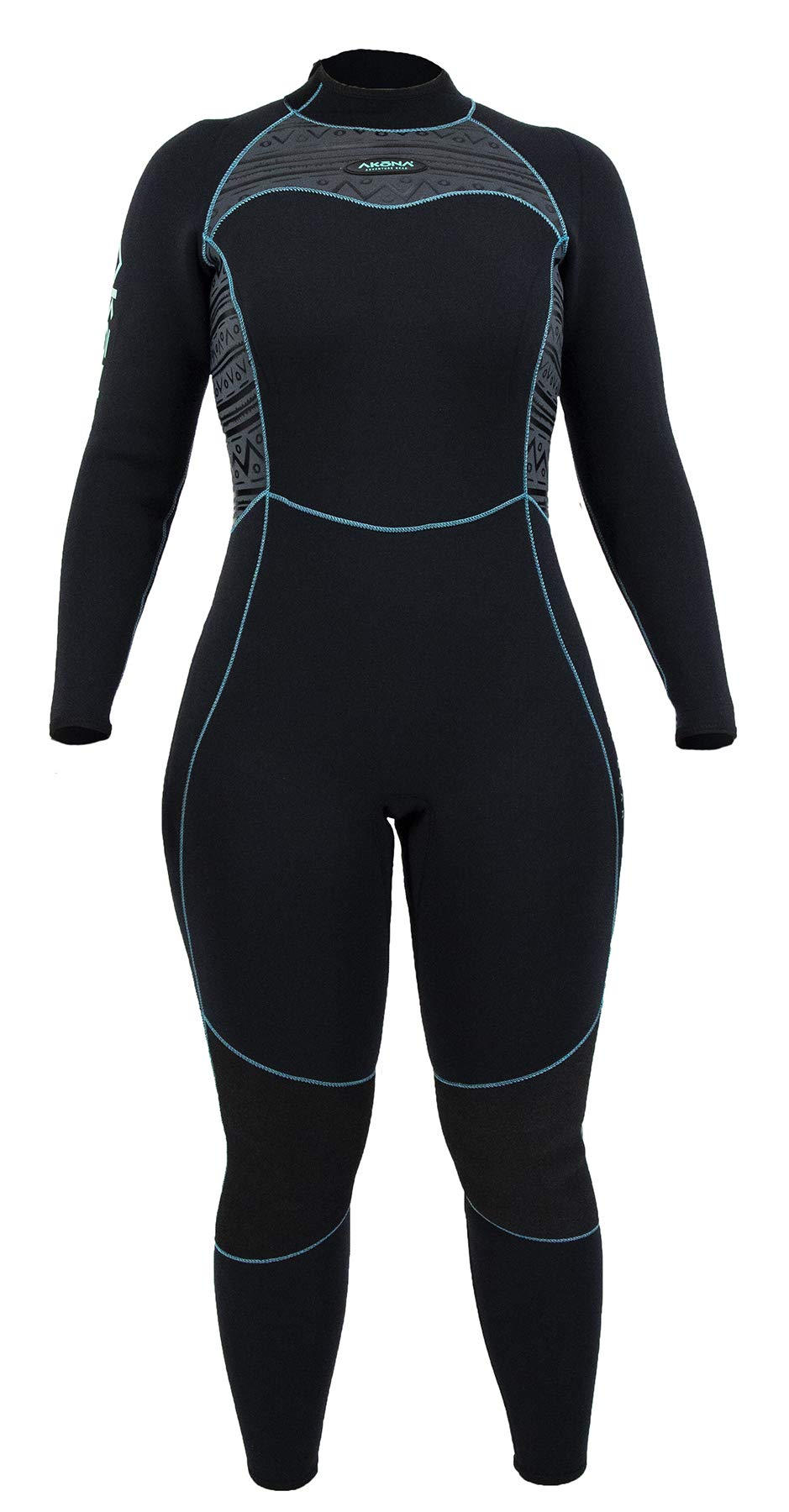 AKONA Women's 3mm Full Suit. Quantum Stretch Neoprene - Tiffany - 11