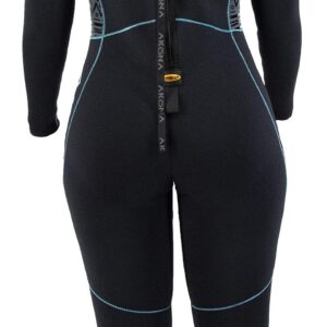 AKONA Women's 3mm Full Suit. Quantum Stretch Neoprene - Tiffany - 11