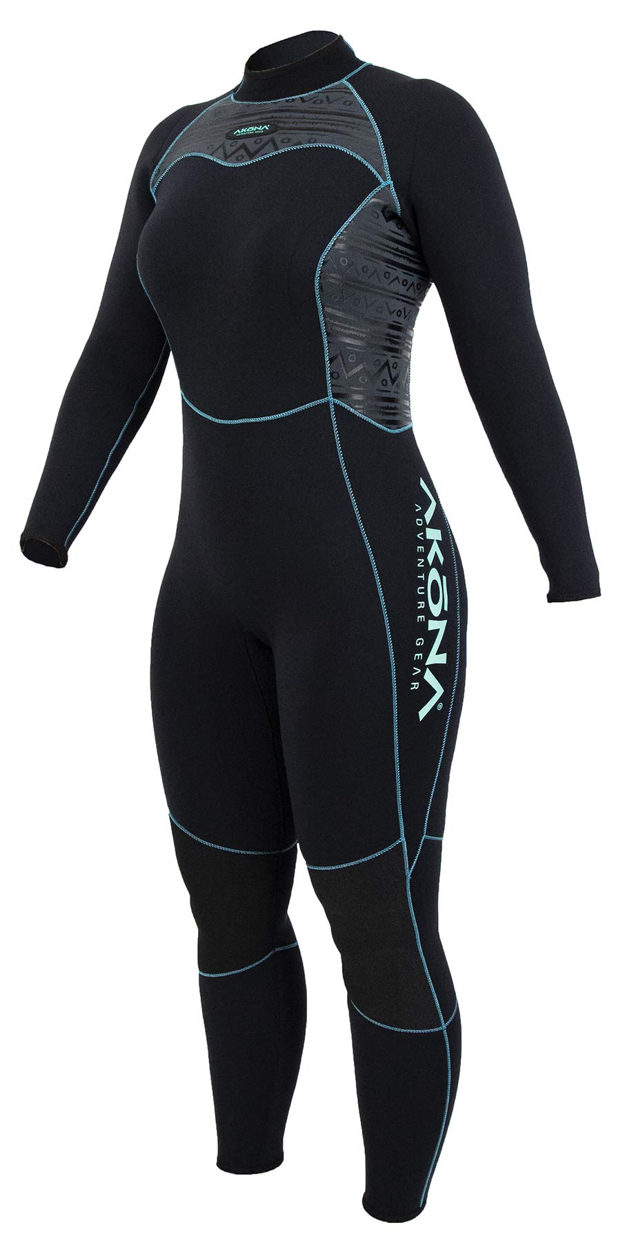 AKONA Women's 3mm Full Suit. Quantum Stretch Neoprene - Tiffany - 11