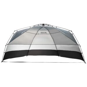 franklin sports sideline team sunblocker shelter - easy set up - portable and upf 50+ protected - great for beach and sports games - soccer - lacrosse - baseball - football - field hockey