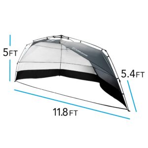 Franklin Sports Sideline Team Sunblocker Shelter - Easy Set Up - Portable and UPF 50+ Protected - Great for Beach and Sports Games - Soccer - Lacrosse - Baseball - Football - Field Hockey