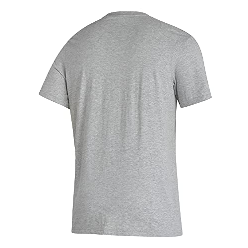 adidas Men's Amplifier Tee, Medium Grey Heather, X-Large