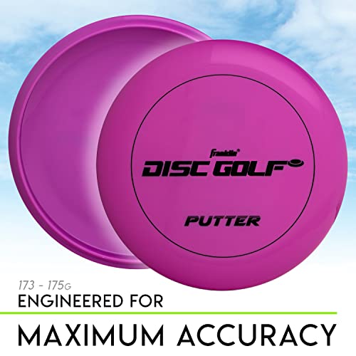 Franklin Sports unisex adult Orange/Blue/Pink ultimate flying discs, Mid-Range, Putter Discs Included - All Ages US