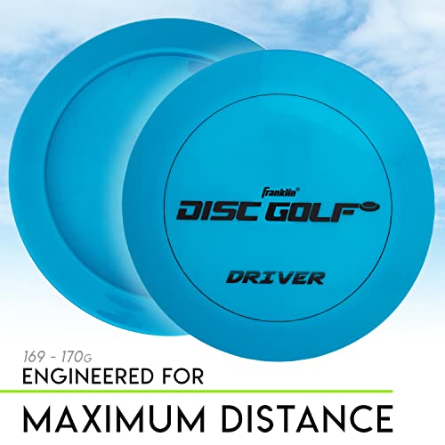 Franklin Sports unisex adult Orange/Blue/Pink ultimate flying discs, Mid-Range, Putter Discs Included - All Ages US