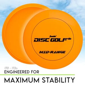 Franklin Sports unisex adult Orange/Blue/Pink ultimate flying discs, Mid-Range, Putter Discs Included - All Ages US