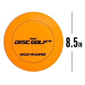 Franklin Sports unisex adult Orange/Blue/Pink ultimate flying discs, Mid-Range, Putter Discs Included - All Ages US