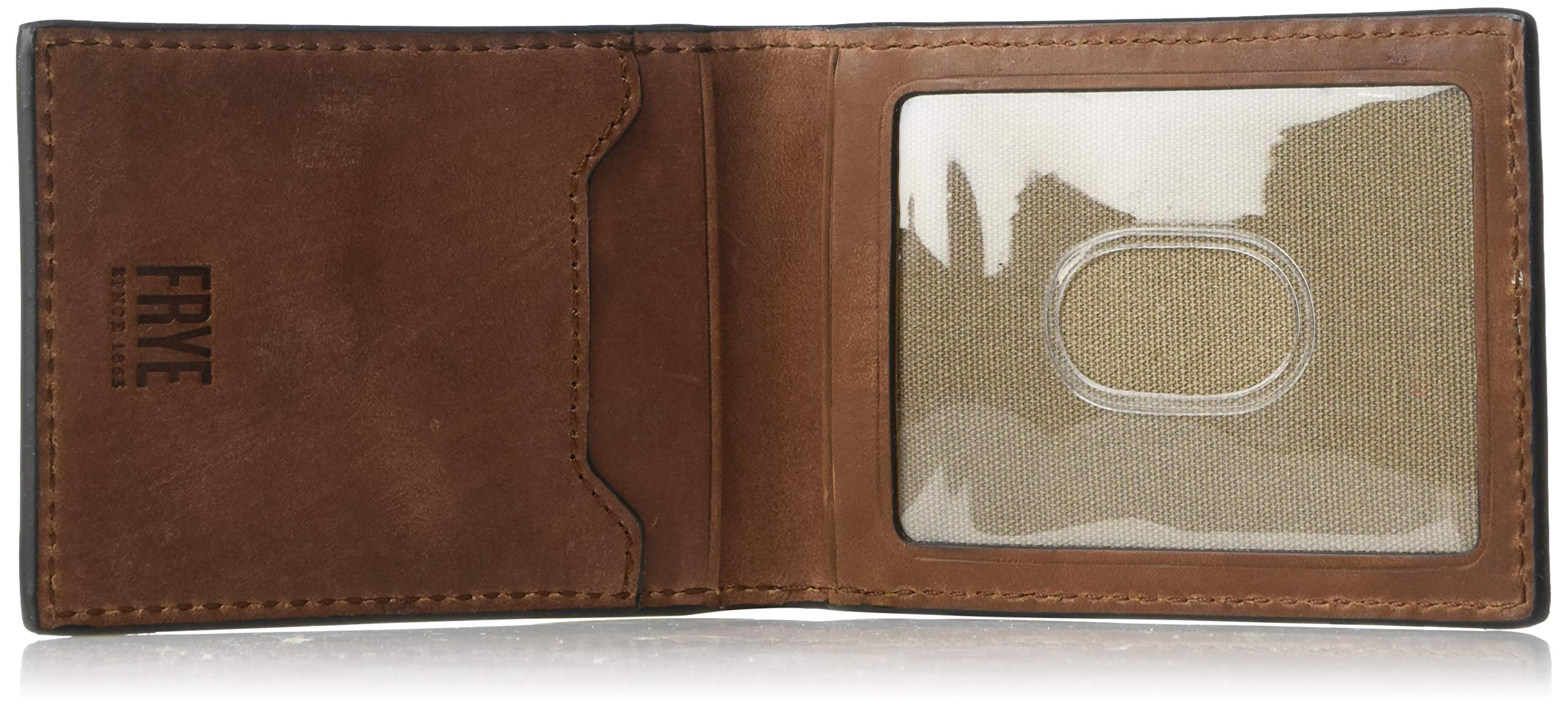 Frye mens Holden Folded Case Credit Card Holder, Whiskey, One Size US