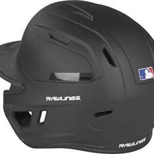 Rawlings | MACH CARBON Baseball Batting Helmet | X-Large (7 5/8" - 8") | Black