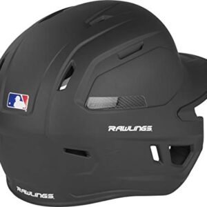 Rawlings | MACH CARBON Baseball Batting Helmet | X-Large (7 5/8" - 8") | Black