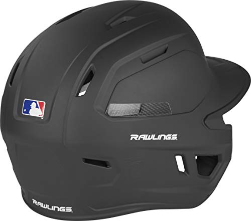 Rawlings | MACH CARBON Baseball Batting Helmet | X-Large (7 5/8" - 8") | Black