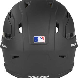 Rawlings | MACH CARBON Baseball Batting Helmet | X-Large (7 5/8" - 8") | Black