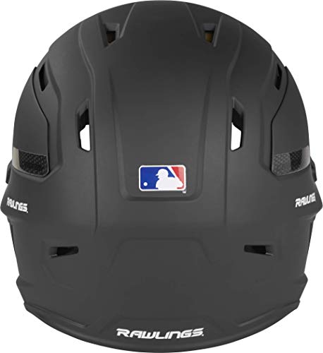 Rawlings | MACH CARBON Baseball Batting Helmet | X-Large (7 5/8" - 8") | Black