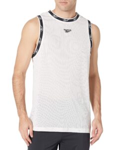 reebok classic bball jersey, white, l