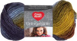 red heart unforgettable yarn, 1 pack, woodlands